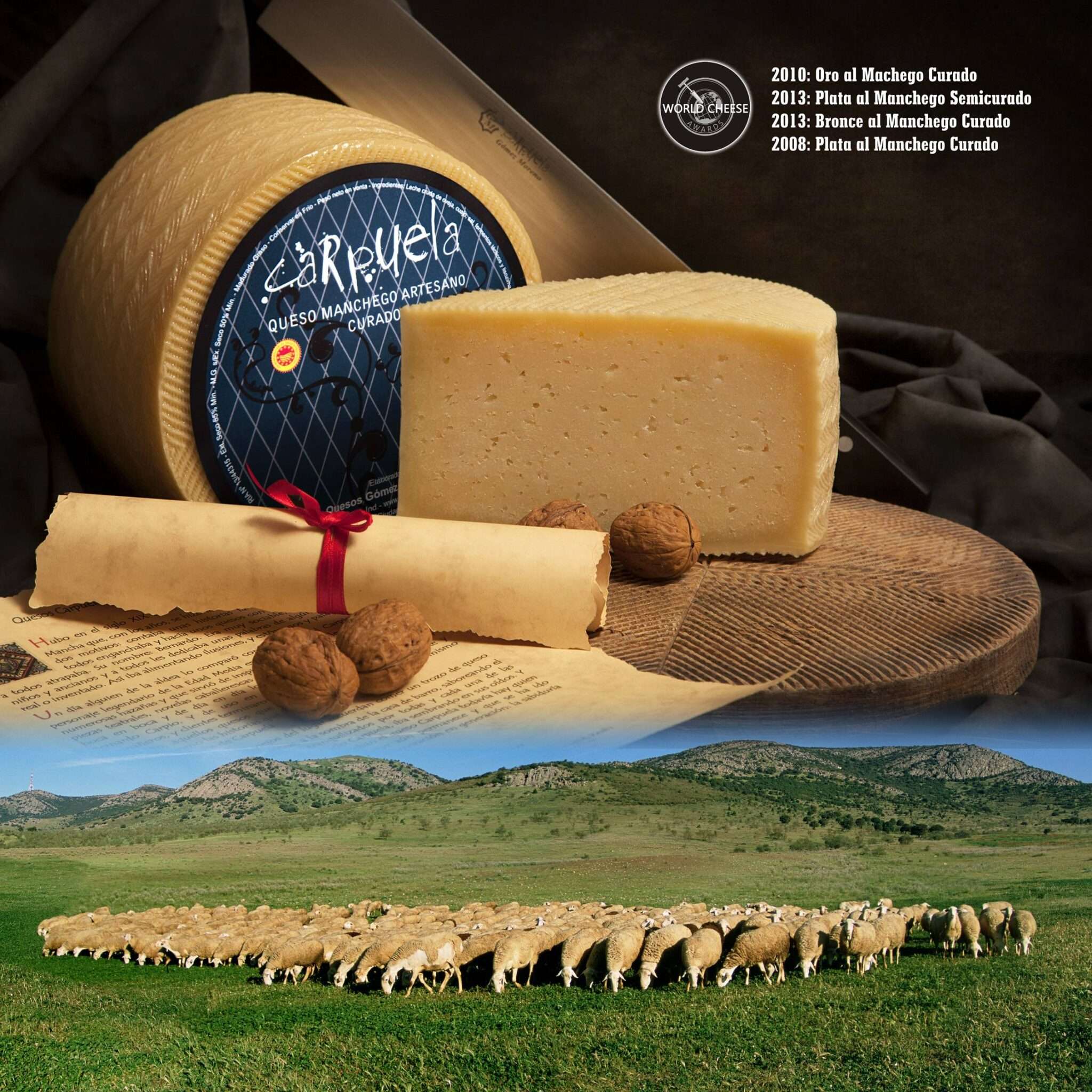 Quesos Gómez Moreno premiado en el International Cheese Awards 2019
