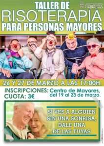 Taller de risoterapia para personas mayores