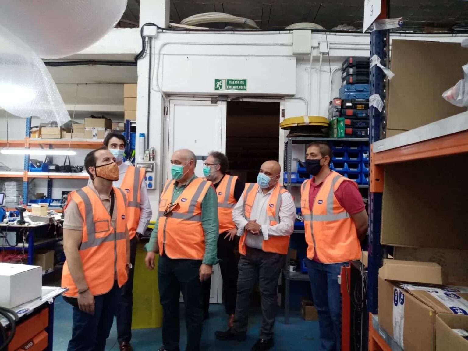 Visita de Alcalde a las instalaciones de TSD Technology & Security ...