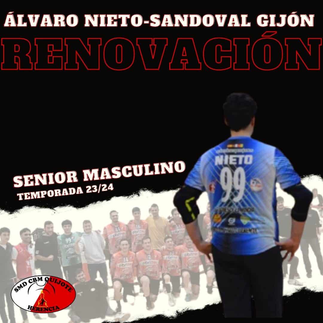 Álvaro Nieto-Sandoval renueva su compromiso con SMD BM Quijote Herencia