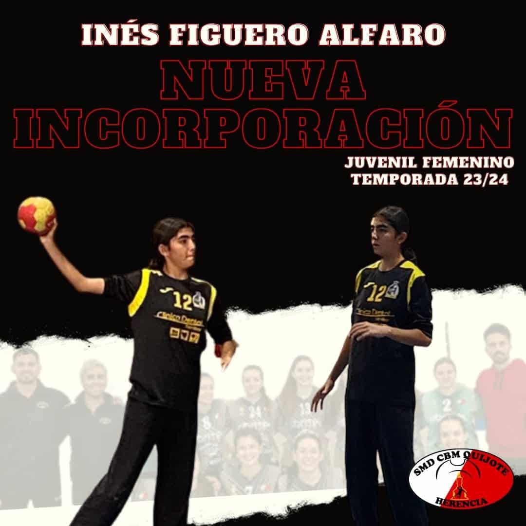La prometedora portera Inés Figuero Alfaro se une al SMD BM Quijote ...