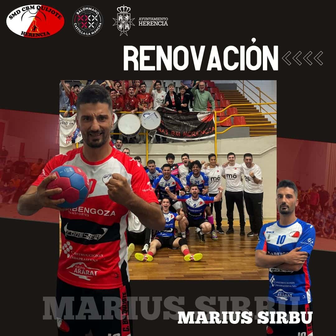 Marius Sirbu renueva con el Equipo Senior Masculino de Herencia