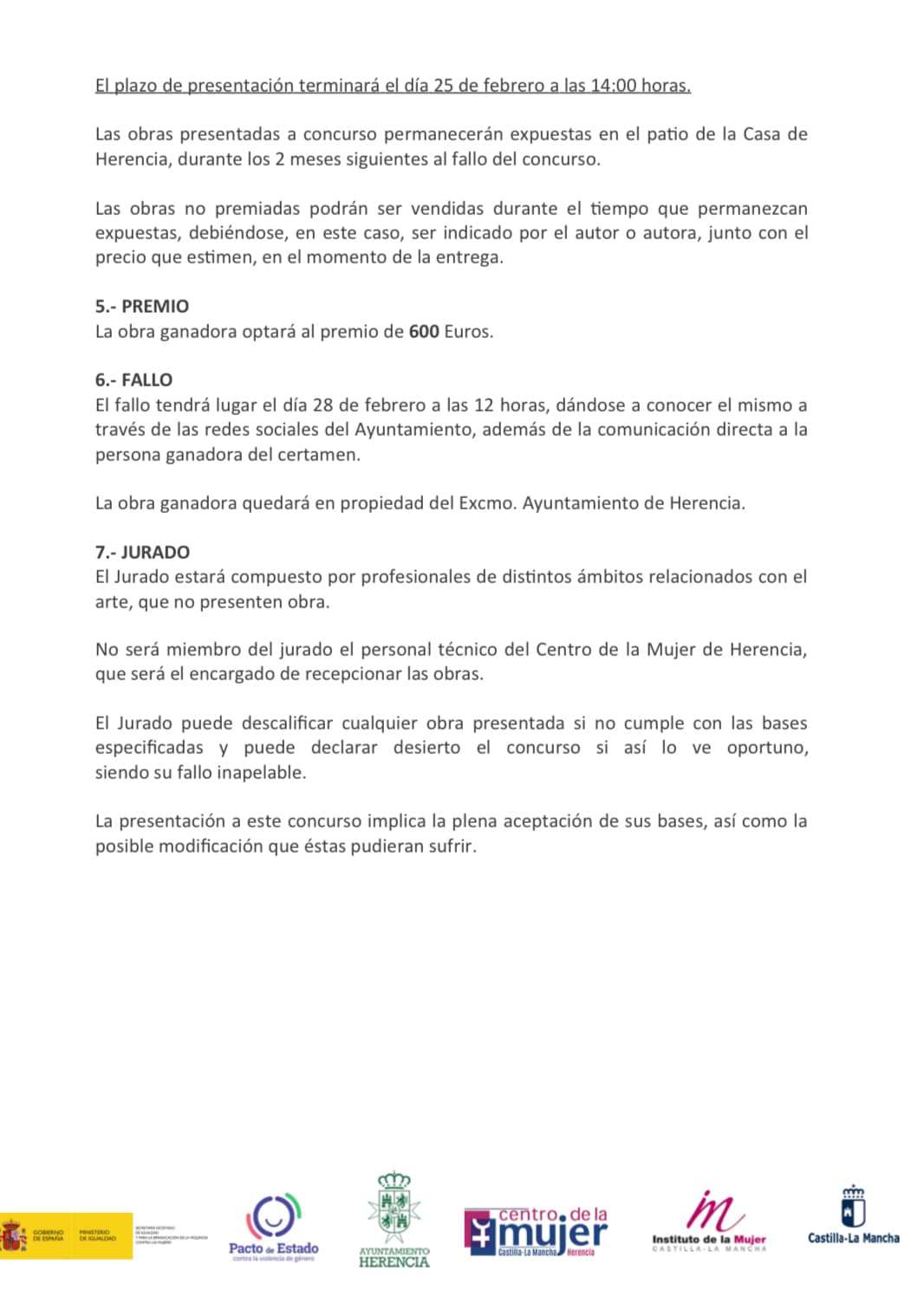 El Centro de la Mujer lanza el Certamen Nacional de Pintura «En Clave ...