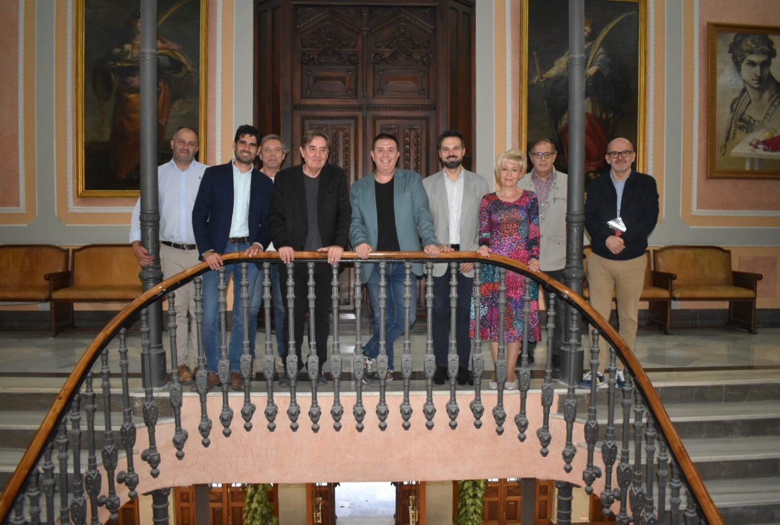 Cabañero Celebra la Visita de Luis García Montero al Palacio Provincial ...